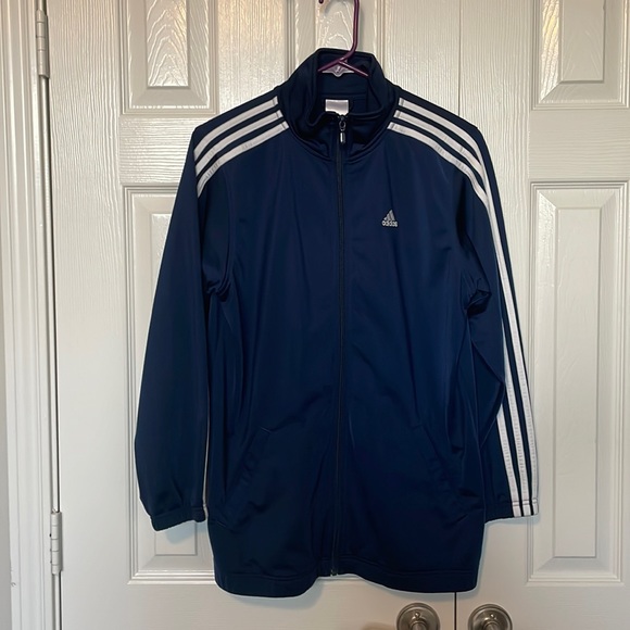 adidas | Jackets & Coats | Adidas Navy Blue Track Jacket | Poshmark